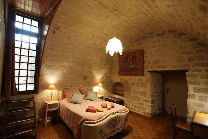 Logis Xve Avec Suite Parentale Voûtée à 5 Min Uzès - Uzès