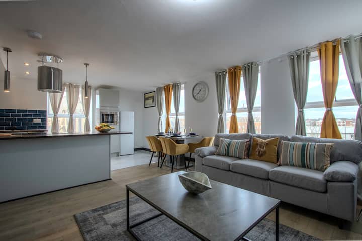 #176 Modern Flat In Central Warrington - Sleeps 5 - Warrington
