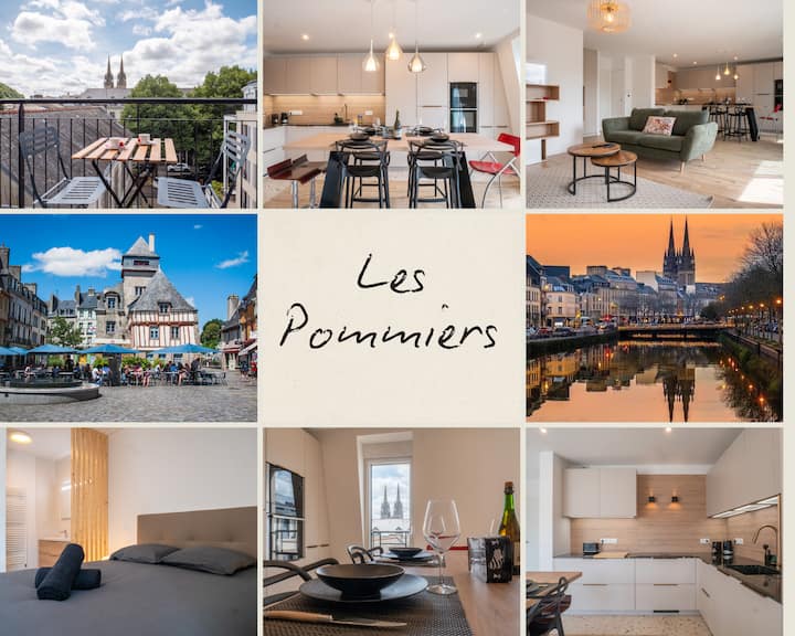 Les Pommiers - T3 Premium - Parking Privé - Cv - Quimper