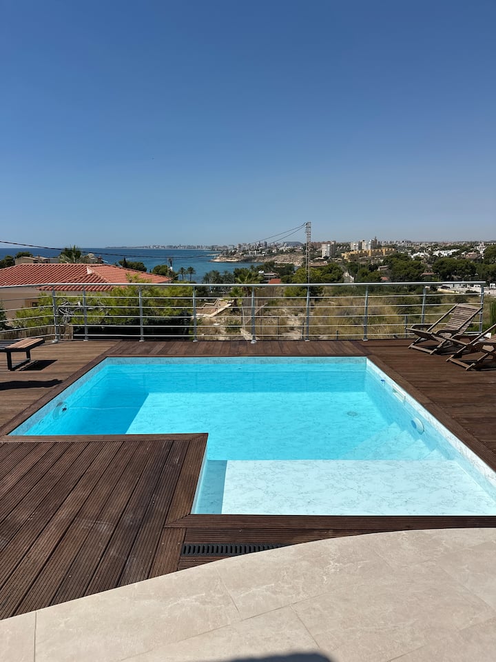 Maison Avec Piscine Privée Et Vue Sur La Mer - El Campello