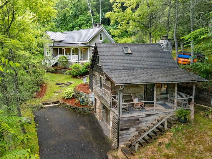 River Cats Cottage And Cabin - River + Wcu - Sylva, NC