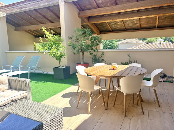 Le Souffle Du Sud | Terrasse Et Charme Provençal - Salon-de-Provence