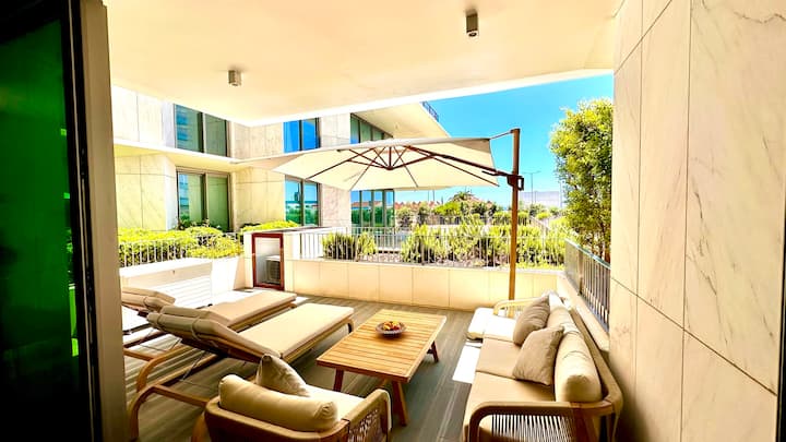 Bayline Boho 1br Apt | Beach, Spa, Pool & Parking - Armação de Pêra