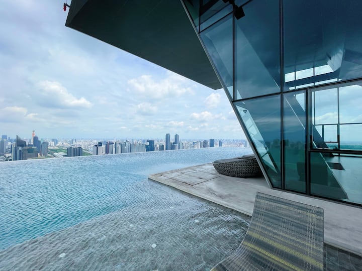 38 F Stunning View/270° Infinity Sky Pool - Thailand