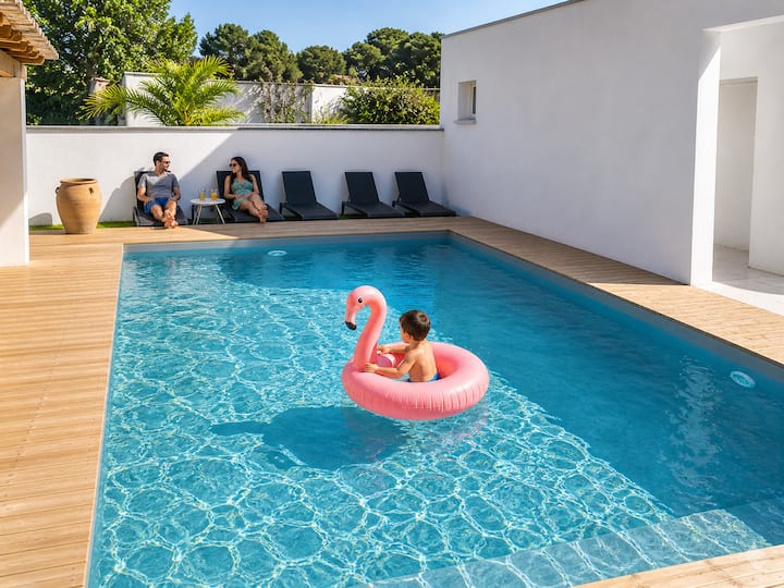 Villa 8 Pers. Piscine Privée Clim Camargue - Saint-Gilles