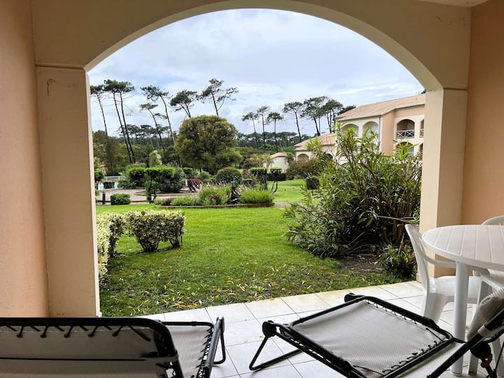 Appartement, Vue Piscine - 4 Pers. - Moliets-et-Maa