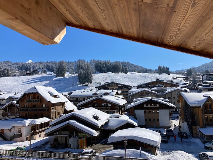 Duplex T4 Moderne Au Cœur Du Village, Vue Montagne - Les Gets