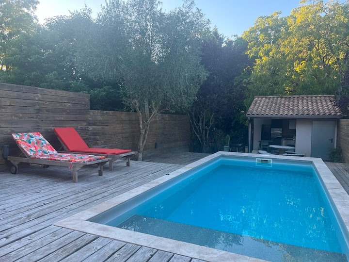 Maison De Ville Avec Petit Jardin Et Piscine - Mirepoix