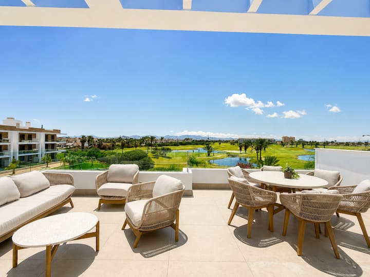 ÁTico Con Vistas Espectaculares A Serena Golf - Los Alcázares