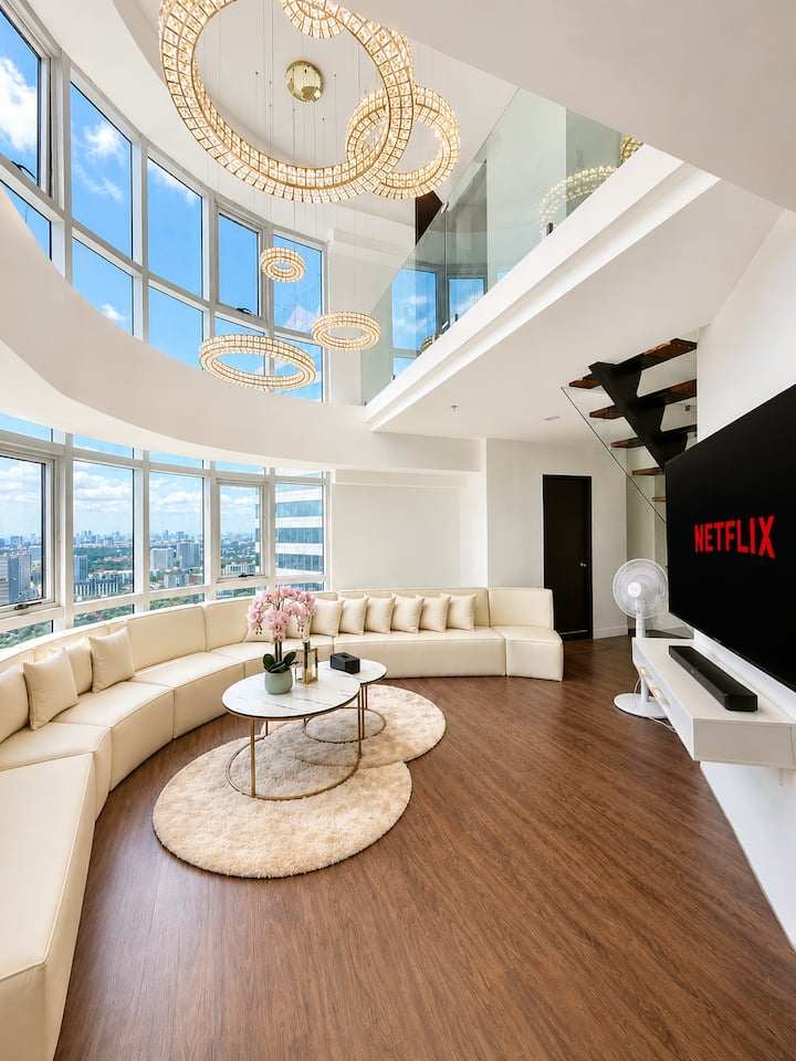 75tv 500mbps 7br Bgc Penthouse - Luxury Sky Villa - Philippines
