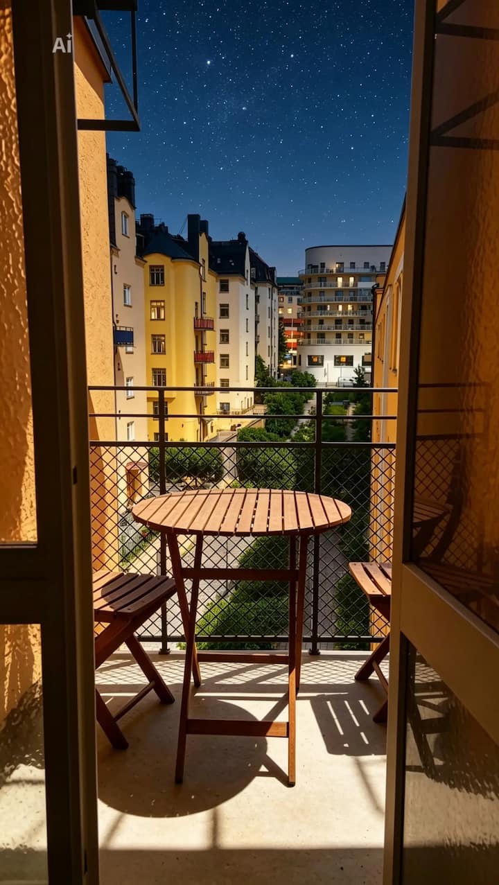 Tyst Oas På Centrala Kungsholmen - Estocolmo