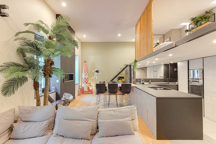 Loft Design Avec Parking Privé - Champagne-au-Mont-d'Or