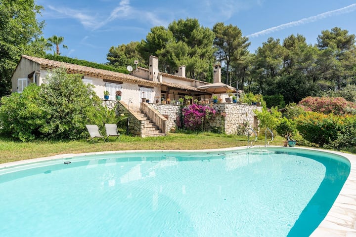 Maison Provençale Avec Vue Mer à St-paul-de-vence - La Colle-sur-Loup