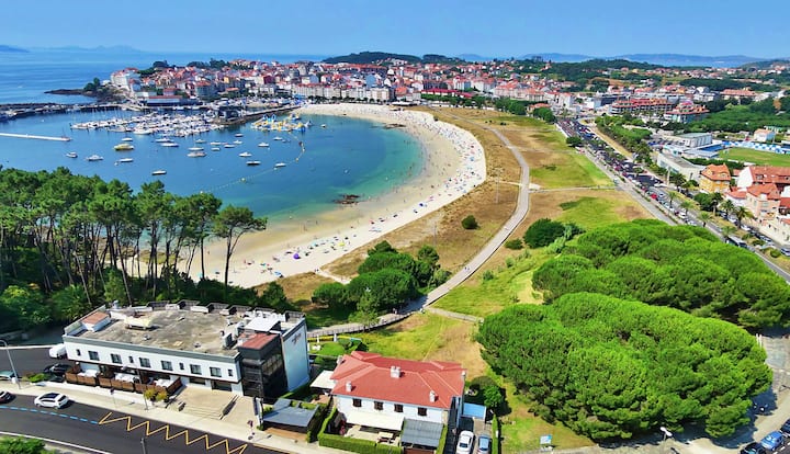 Casa Chouba, Frente A La Playa - Sanxenxo