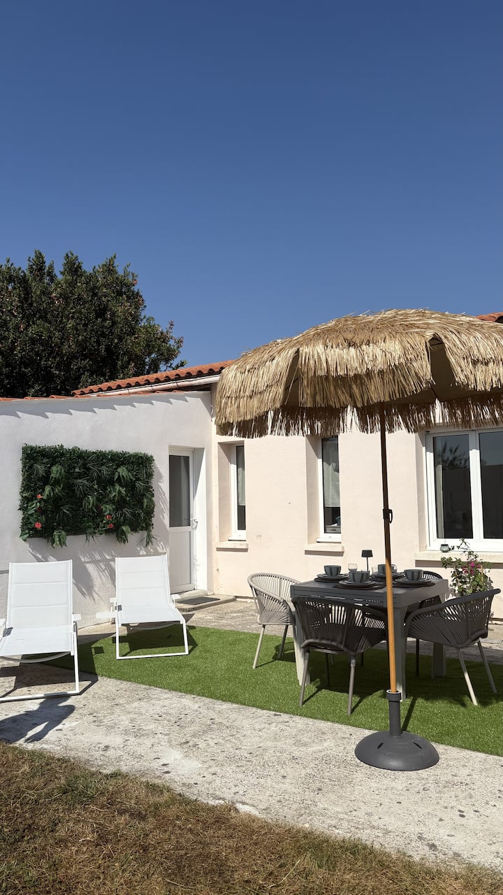 Maison Cosy Proche Océan - 2adultes+2 Enfants - Angoulins
