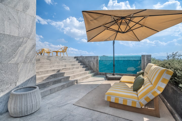 Rooftop, Pool, Gym, Loft With A View Of The Trees. - Mexico