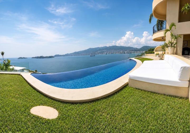 Casa Portachelli Lujo Con Alberca Y Vista Infinita - Acapulco