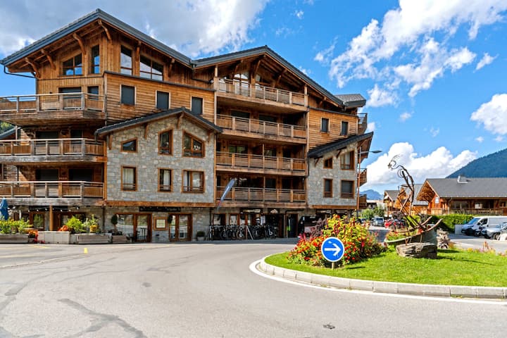 Central Apartment With Terrace & Secure Parking - Morzine