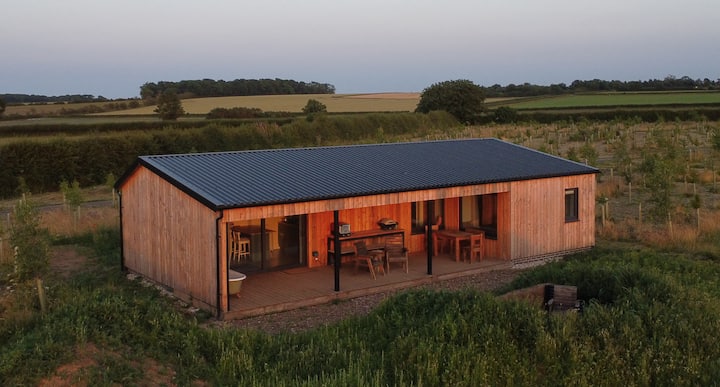 Straw Bale Cabin At The Wolds Project - Driffield