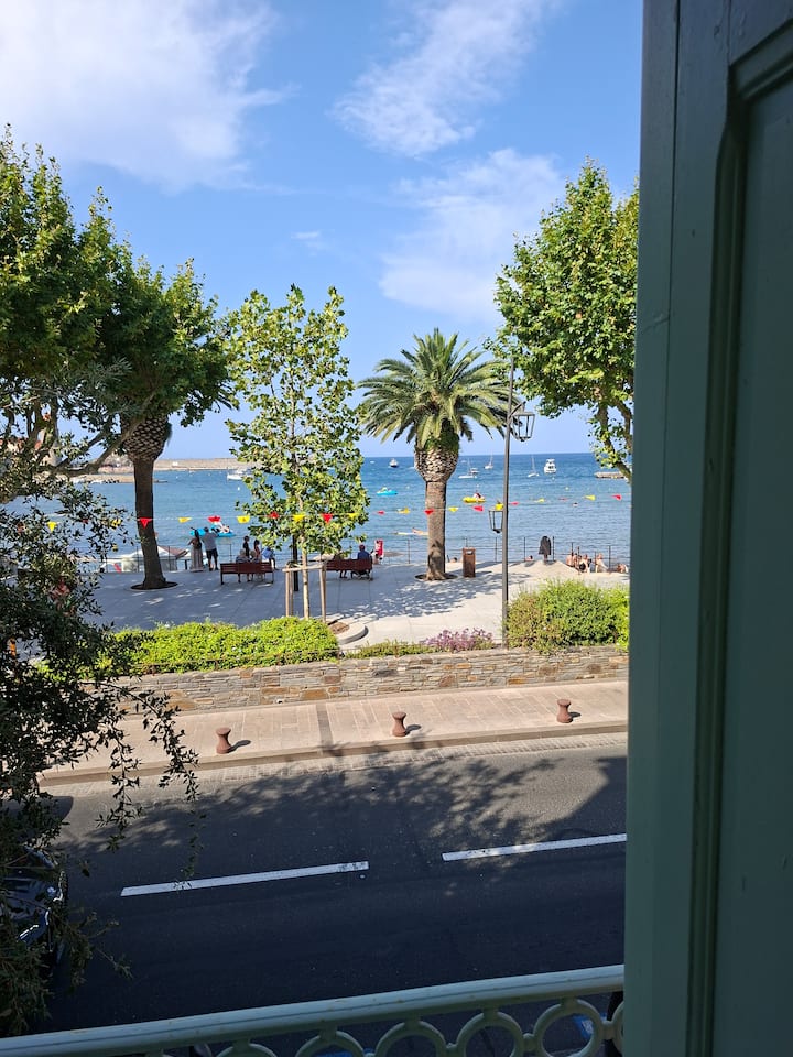 Appartement D'artiste En Bord De Mer à Collioure - Plage de Port-Vendres (Bernardi)