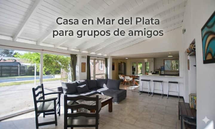 Amplio Chalet Con Pileta, Parque, Apto Grupos - Mar del Plata
