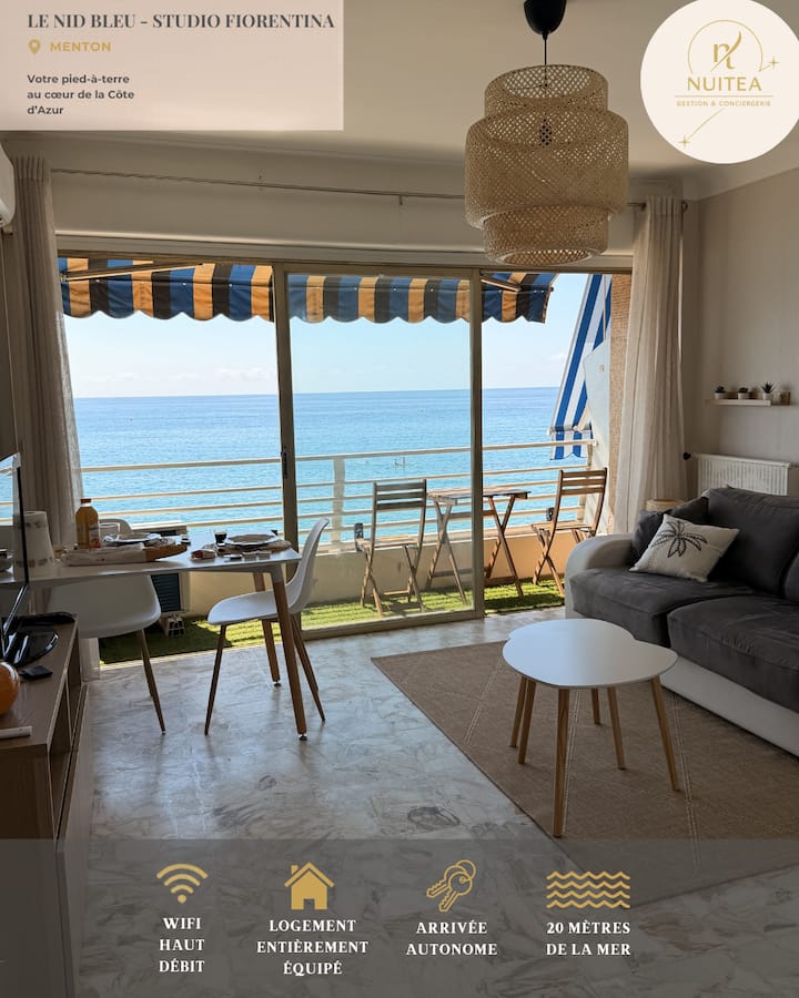 Le Nid Bleu - Studio Florentina Menton - Beausoleil