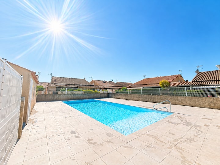 Maisonnette Rés Avec Piscine Et Parking -  5 Pers - Vias