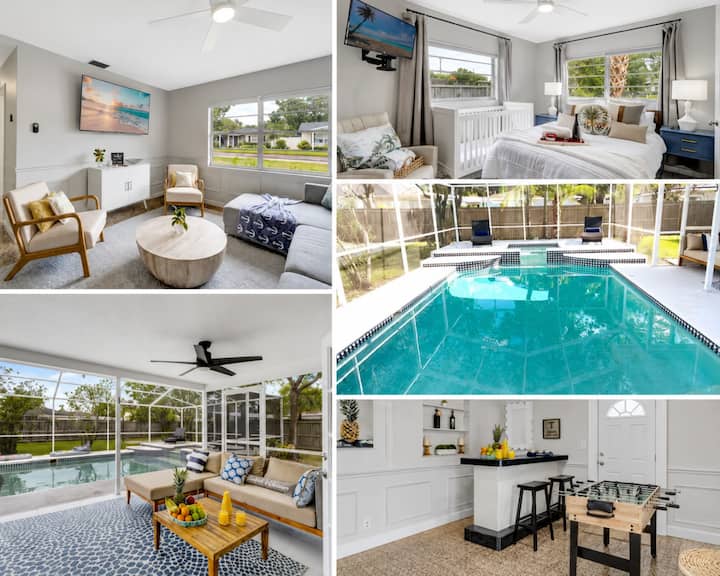 Heated Pool & Spagame Roomfamily Oasissleeps 10 - Tampa, FL
