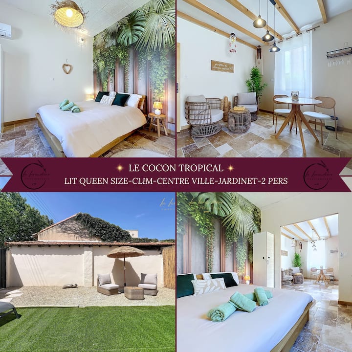 Le Cocon Tropical - Clim | Centre | Jardinet | 2 P - Istres