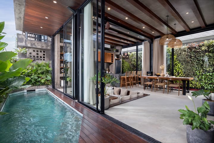 Tropical Loft | Private Pool | Padonan, Canggu - Indonesië