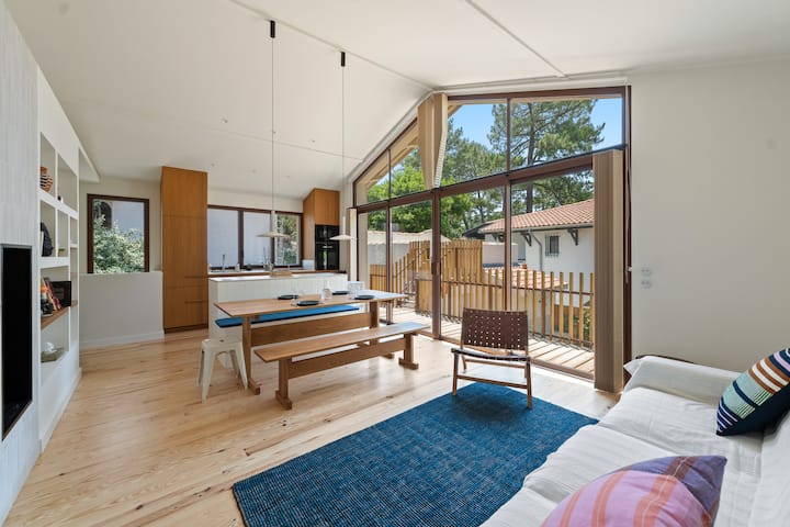 Villa D'architecte - Chaleureuse Et Familiale - Bassin d'Arcachon