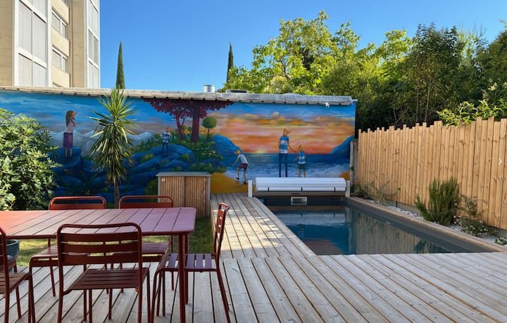 Villa Avec Piscine Privée, Climatisée - Bordeaux