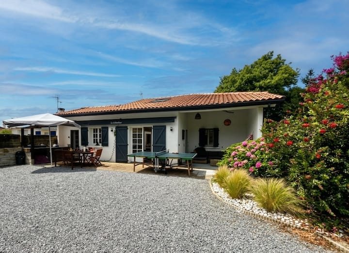 Maison Landaise
5 Min Océan
Lacs&forêts
Jardin - Tarnos