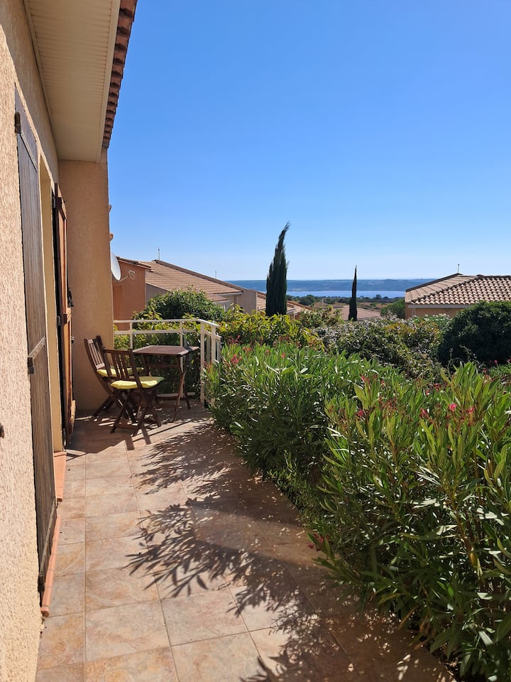 Pavillon Fitou Garrigue Piscines Vue - Leucate