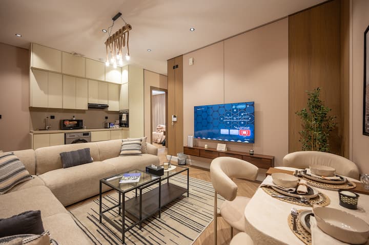 Modern & Cozy 2br | 65 Tv | Self -Entry. Sh-44 - Jeddah