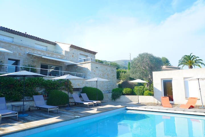 Villa Piscine Vue Mer Magnifique 8 Pers Max - Tourrettes-sur-Loup