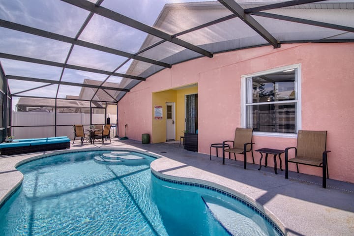 Pool Heat Included + Arcade | 5br Near Disney - Davenport, FL