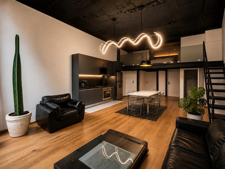 Urban Loft Dark Wave | Alberca Rooftop | Icon Roma - México
