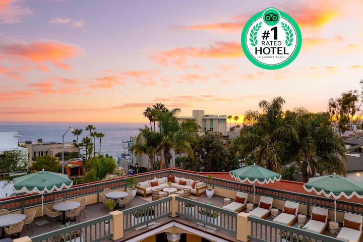 Oceanview Rooftop + Pool  Walk To The Beach! - Laguna Beach, CA