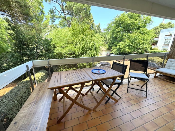 Appartement Charmant à Péreire Plage - 3 Pers. - Arcachon