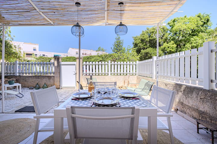 T3 Rez-de-jardin Climatisé, 300m Port Et Plages - Carqueiranne
