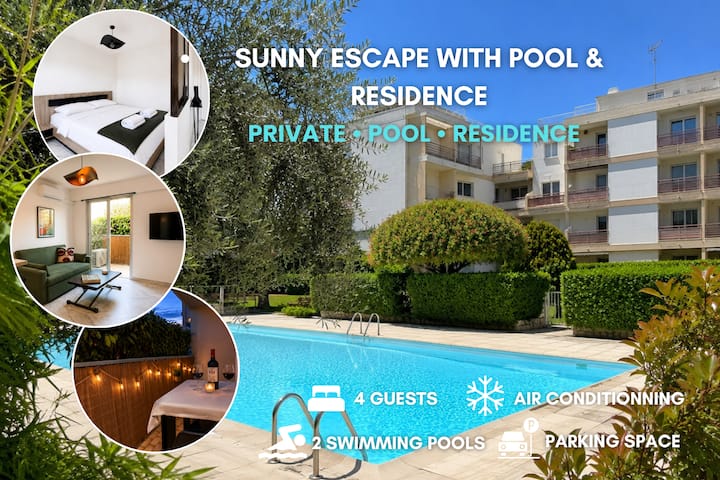 Riviera Escape/2 Pools, Private Terrace & Parking - Saint-Laurent-du-Var