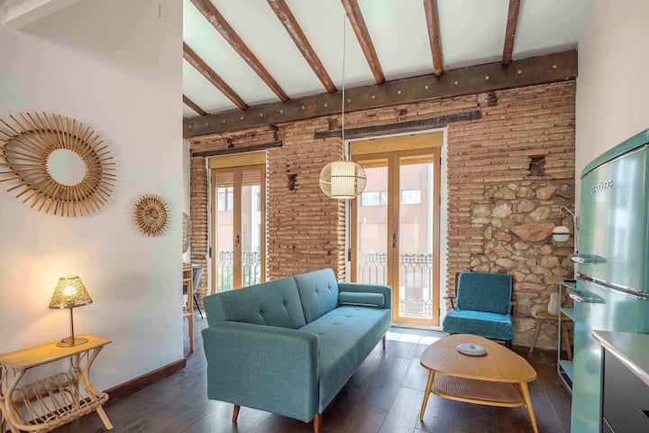 Appartement Loft Rénové, 1 Chambre Et Terrasse - Valencia