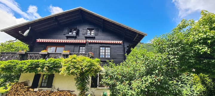 Chalet Savoyard Avec Parc Et Vue Sur Le Mt Blanc - Albertville