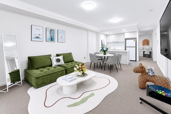 独立入口 近Olympic Park&burwood5床公寓+后院 免费停车位 游泳池 健身房 - Parramatta