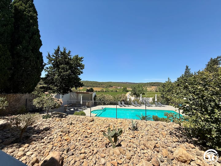 Praxviel, Piscine, Mini Ferme, 4*- Gîte Carignan - Lagrasse