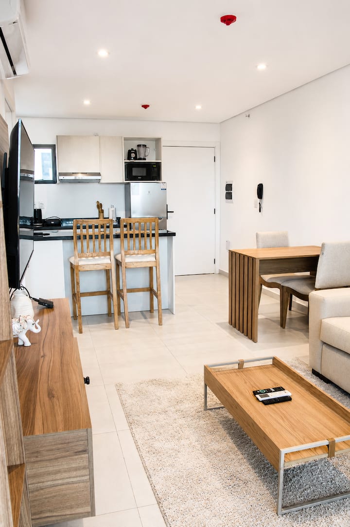 Shopping Del Sol | 1 Dorm Amplio, Parrilla #Pml10d - Paraguay