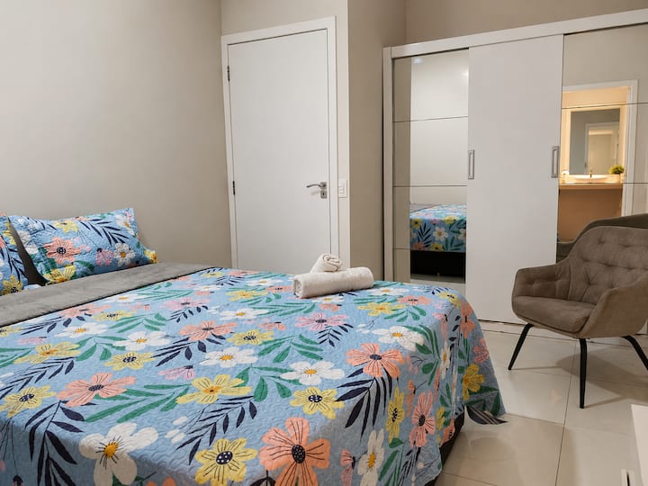 Apartamento 1 Quarto Com Ar Condicionado - Duque de Caxias