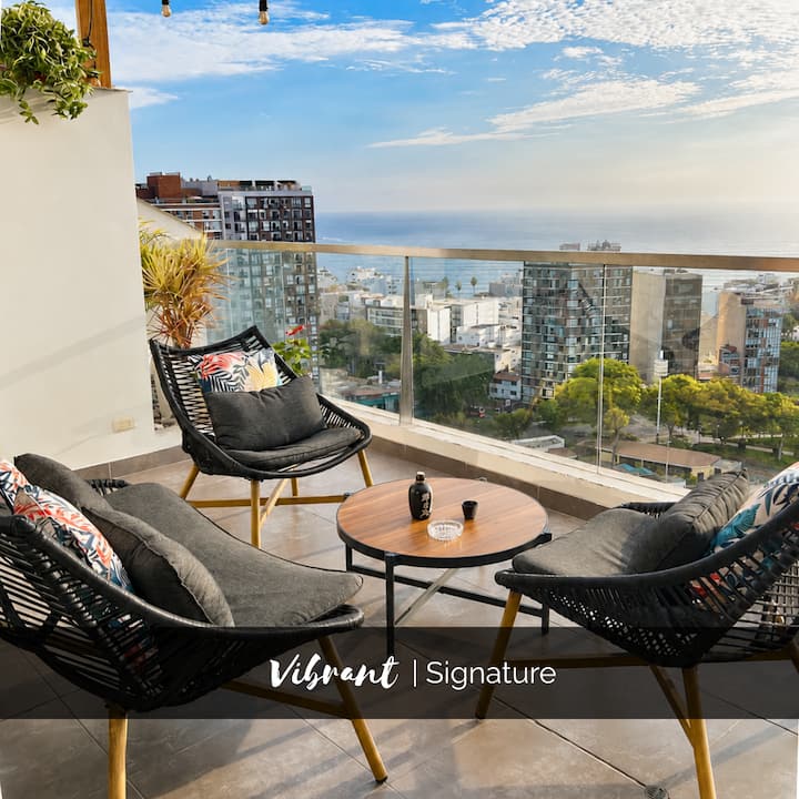 V* | Enjoy Barranco From A 3b Duplex W/terrace - Peru