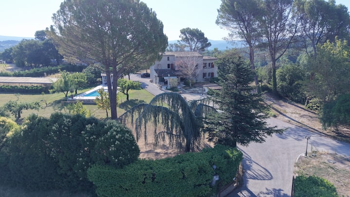 Mas De La Rode Piscine, Tennis & Vue Ventoux - Mazan